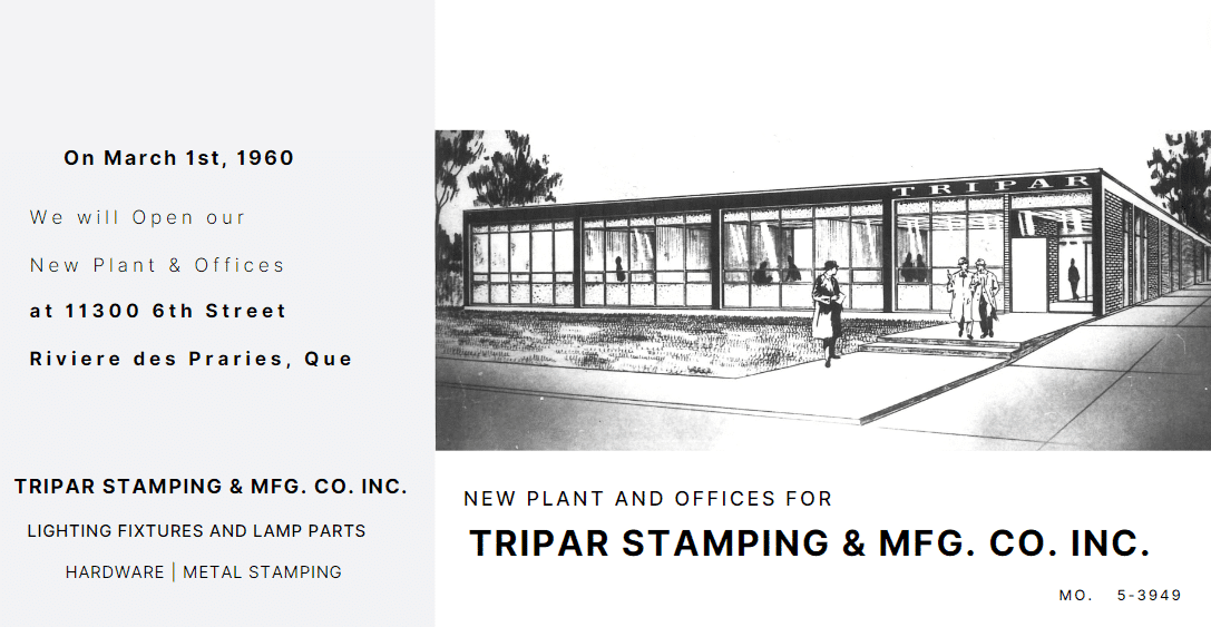 Tripar in the 60s: A Rapid Expansion - Tripar Inc